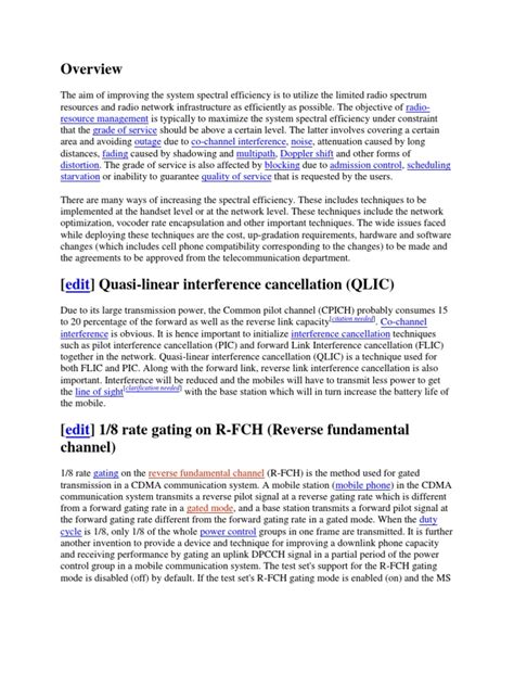 improving the system spectral efficiency pdf code division multiple
