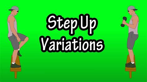 How To Do Step Ups Exercise Step Up Variations Exercises With Weights