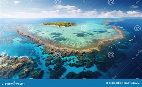 Biodiversity Fringing Reefs Landscape Stock Illustration 300730735