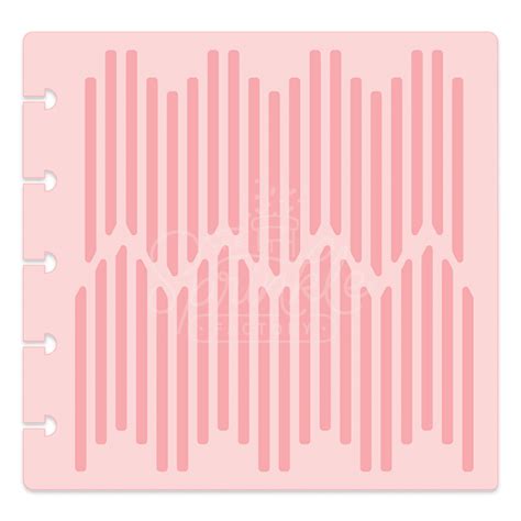 Linear Zig Zag Large Stencil The Sprinkle Factory