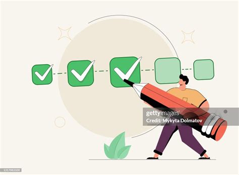 Project Tracking Goal Tracker Task Completion Or Checklist To Remind Project Progress Concept