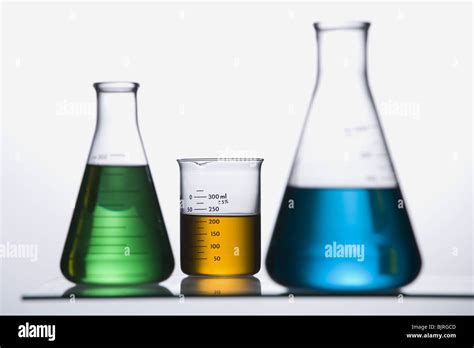 Beaker And Flasks Stock Photo Alamy