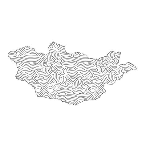 7 Asia Topographic Map China Mongolia Stock Vectors And Vector Art