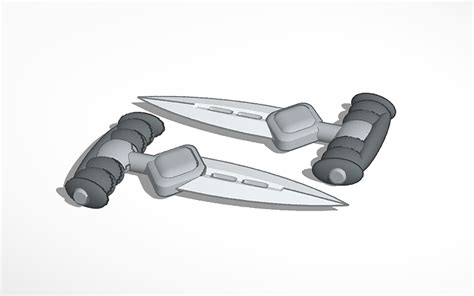 3d Design Push Dagger Set 2022 Tinkercad