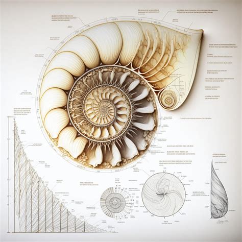 Hand Drawn Sacred Fibonacci Sequence Drawing By Ragana Design Pixels