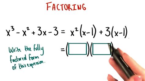 Fully Factored Form College Algebra Youtube