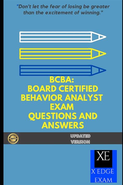 Bcba Board Certified Behavior Analyst Exam Questions And Answers By