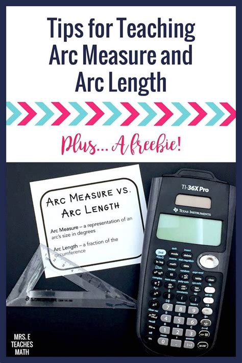 Tips For Teaching Arc Length Vs Arc Measure