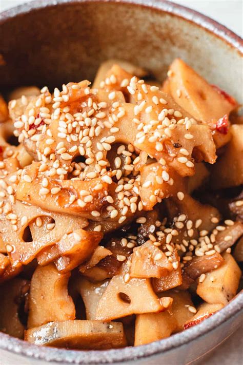 Japanese Stir Fried Lotus Root Recipe Kinpira Renkon Chef Ja Cooks