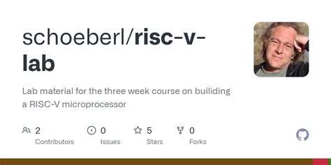 Github Schoeberl Risc V Lab Lab Material For The Three Week Course On Builiding A Risc V