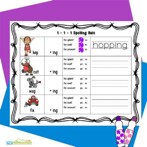 Double The Consonant Rule Worksheet
