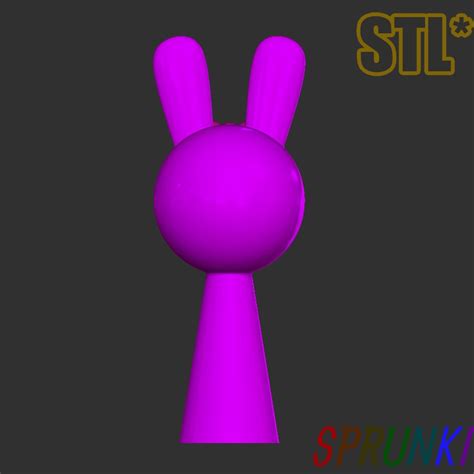 Sprunki Incredibox Pinki Stl 3d Character Fanart 3d Model 3d Printable