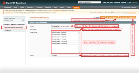 How To Create The Featured Categories In The Mobile Application From