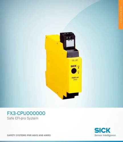 Sick Fx3 Cpu000000 Flexi Soft Relay Module Safety Controllerpart No