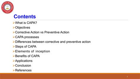 Corrective And Preventive Action Capa Pptx