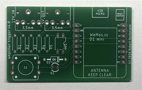 12 Volt Trigger For Audio Amplifier Pcb Version Robert Oostenvelds
