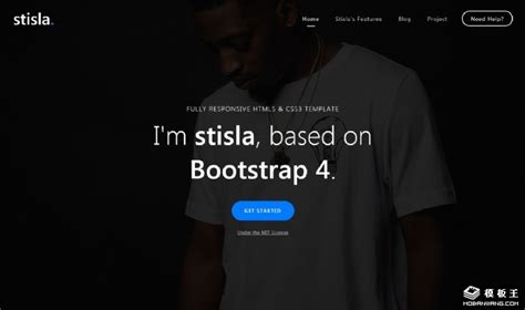 商务开放展示单页面模板 Html 模板王