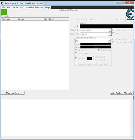 Darkmode Form Location Error · Issue 1443 · Cheat Enginecheat Engine · Github