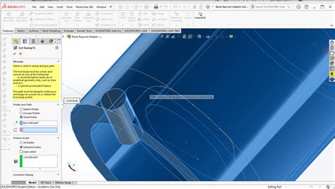 Need Help Making A Bayonet Lug Connector R Solidworks