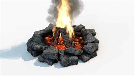 Campfire With Loop Fire Simulation3d模型 Turbosquid 1998555