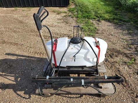 25 Gallon Cat 1 3pt Or Utv Sprayer High Flow Pump Folding Boom Approx 12 With Hand Wand
