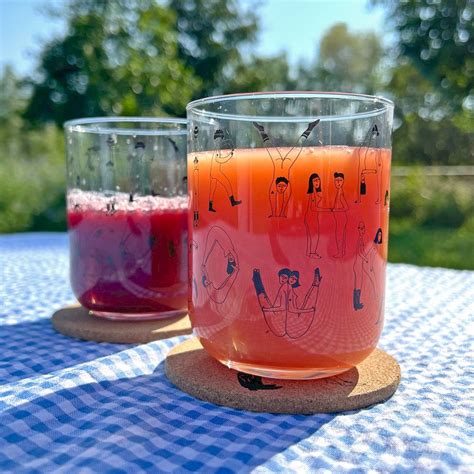 Nude Abc Set Of 4 Glasses Coverover