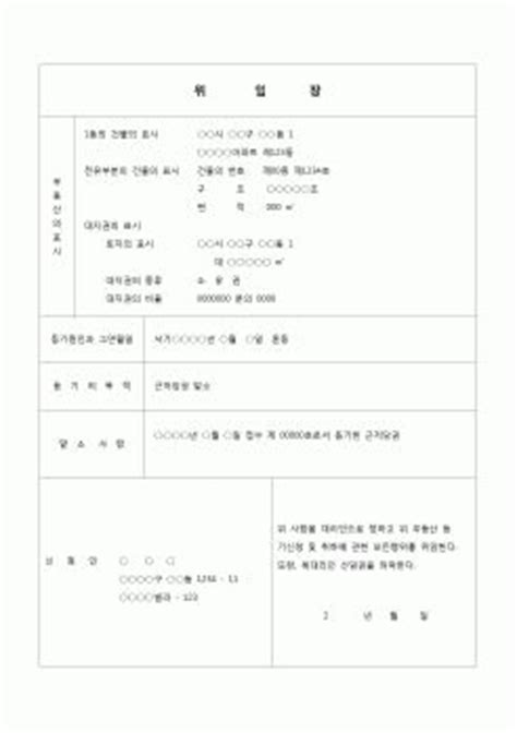 부동산등기 근저당권 말소 등기 신청위임장 혼돈