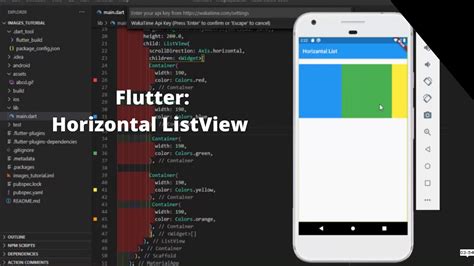 Flutter Tutorial Flutter Horizontal Listview Urduhindi Youtube