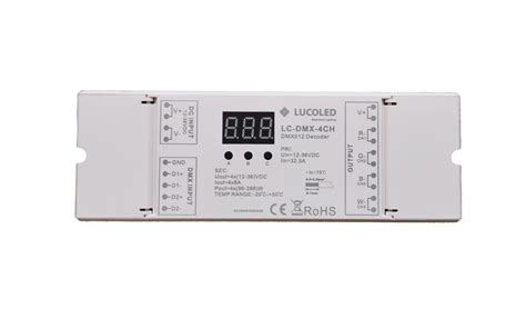 Lc Dmx 4ch Rdm Enabled Dmx 512 Controller Lucoled