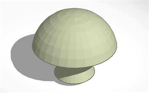 3d Design Mushroom Mesh Tinkercad