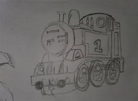 Artstation Thomas The Tank Engine Sketch