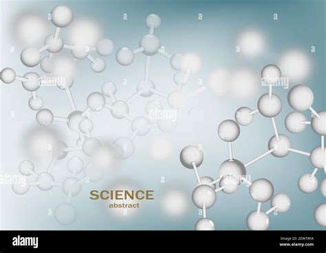 Science Abstract Vector Vertical Design With Dna Molecular Structure