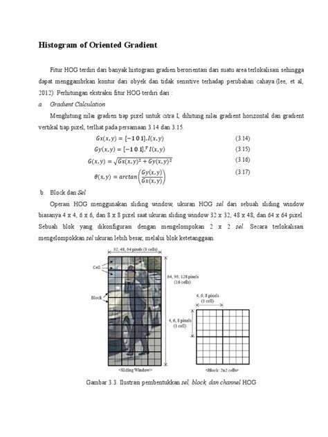 Histogram Of Oriented Gradient Pdf