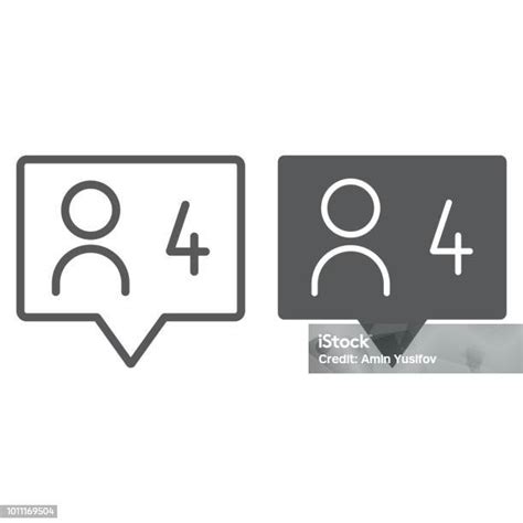 코멘트 라인 및 문자 모양 아이콘 대화 이야기 4 개의 메시지 서명 벡터 그래픽 흰색 배경 Eps 10에 선형 패턴 0명에 대한 스톡 벡터 아트 및 기타 이미지 Istock