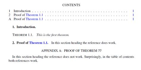 Sectioning Reference With Hyperref Does Not Work In Section Heading