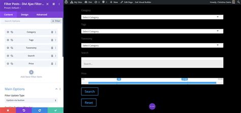 Divi Plugin Highlight Divi Ajax Filter Ask The Egghead Inc