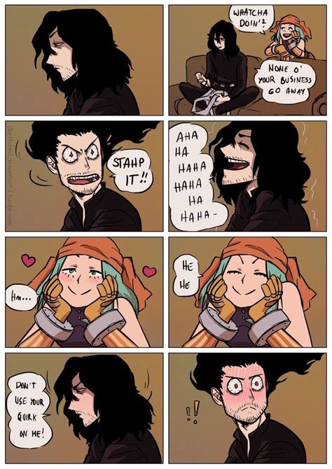Aizawa X Miss Joke Ms Joke Boku No Hero Academia Funny My Hero