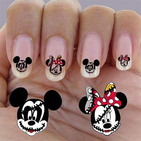 Disney Halloween Nail Art Mickey Mouse Design