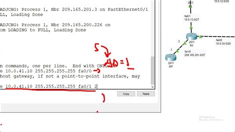 Ccna 實作考練習 靜態路由與備援路由設定 Youtube