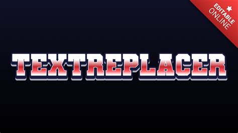 Textreplacer Daemon 3d Text Effect Generator