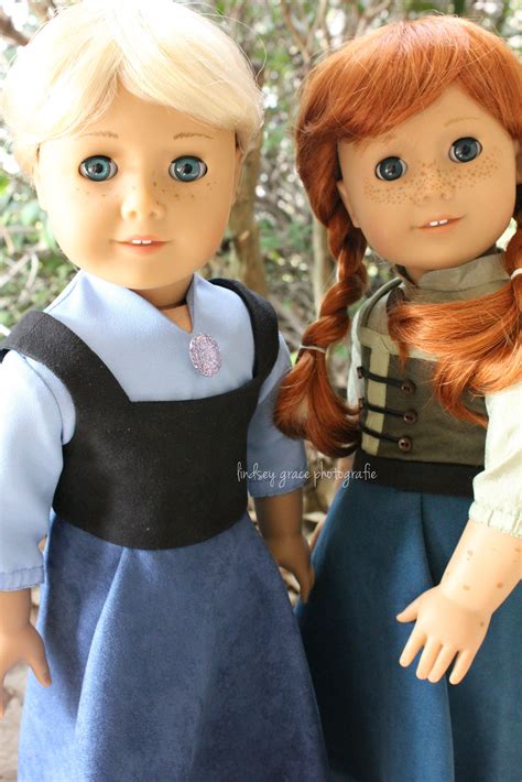 Elsa And Anna American Girl Costume Custom American Girl Dolls