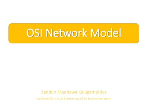 SOLUTION Osi Network Model Studypool