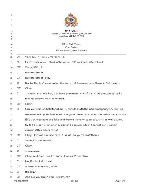 911 Transcript Pdf Violence 911 Transcript Pdf Violence