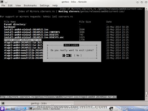 Gentoo Linux Step By Step Installation Guide With Screenshots Part 1