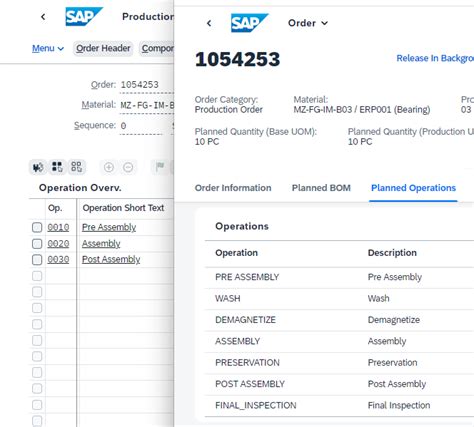 Extend Or Replace Bom And Routing Using Order Proc Sap Community