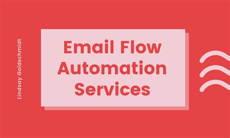 Set Up Automated Email Flows For Your Business By Lgoldschmidt Fiverr