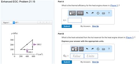 solved what is the thermal efficiency for the heat engine