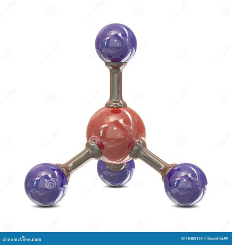 Ch4 Molecule Royalty Free Stock Image 18405154