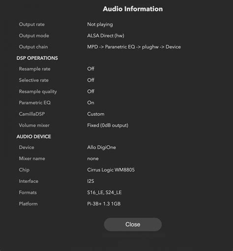 Camilladsp Moode Not Working Audio Science Review Asr Forum