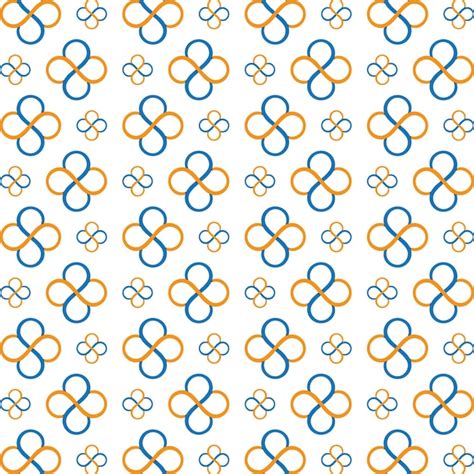 Premium Vector Infinity Loop Design Colorful Seamless Pattern In White Illustration Background